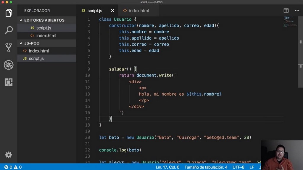 Curso Programación orientada a objetos con JavaScript [MEGA] 1Link ...